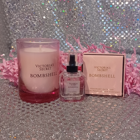 Victoria's Secret | Bath & Body | Vs Bombshell 3 Piece Gift Set With ...